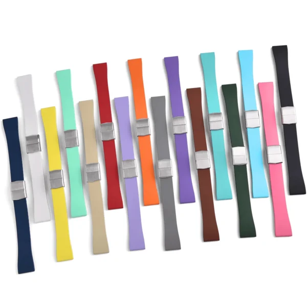 Premium FKM Rubber CTS Strap with Clasp and Quick Release - Tresse Straps